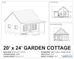 20' x 24' Budget Cabin Architectural Plans – Build Blueprint