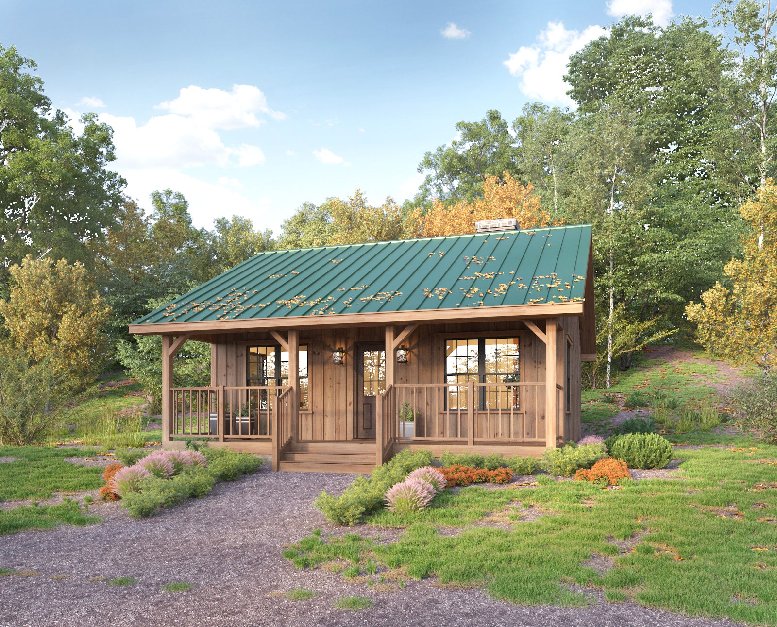 Modern Cabin Architectural Plans – Build Blueprint