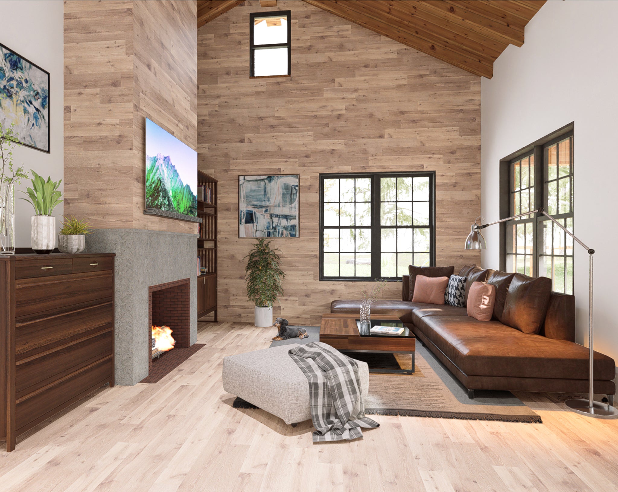 26' x 26' Lazy Bear Cabin Architectural Plans – Build Blueprint